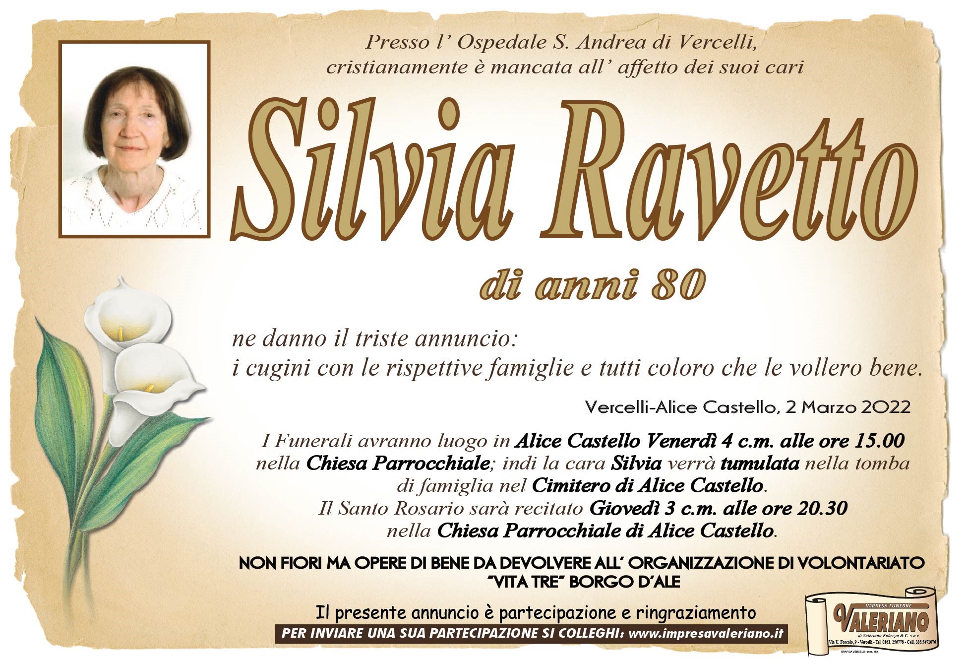 SILVIA RAVETTO - VercelliOggi.it