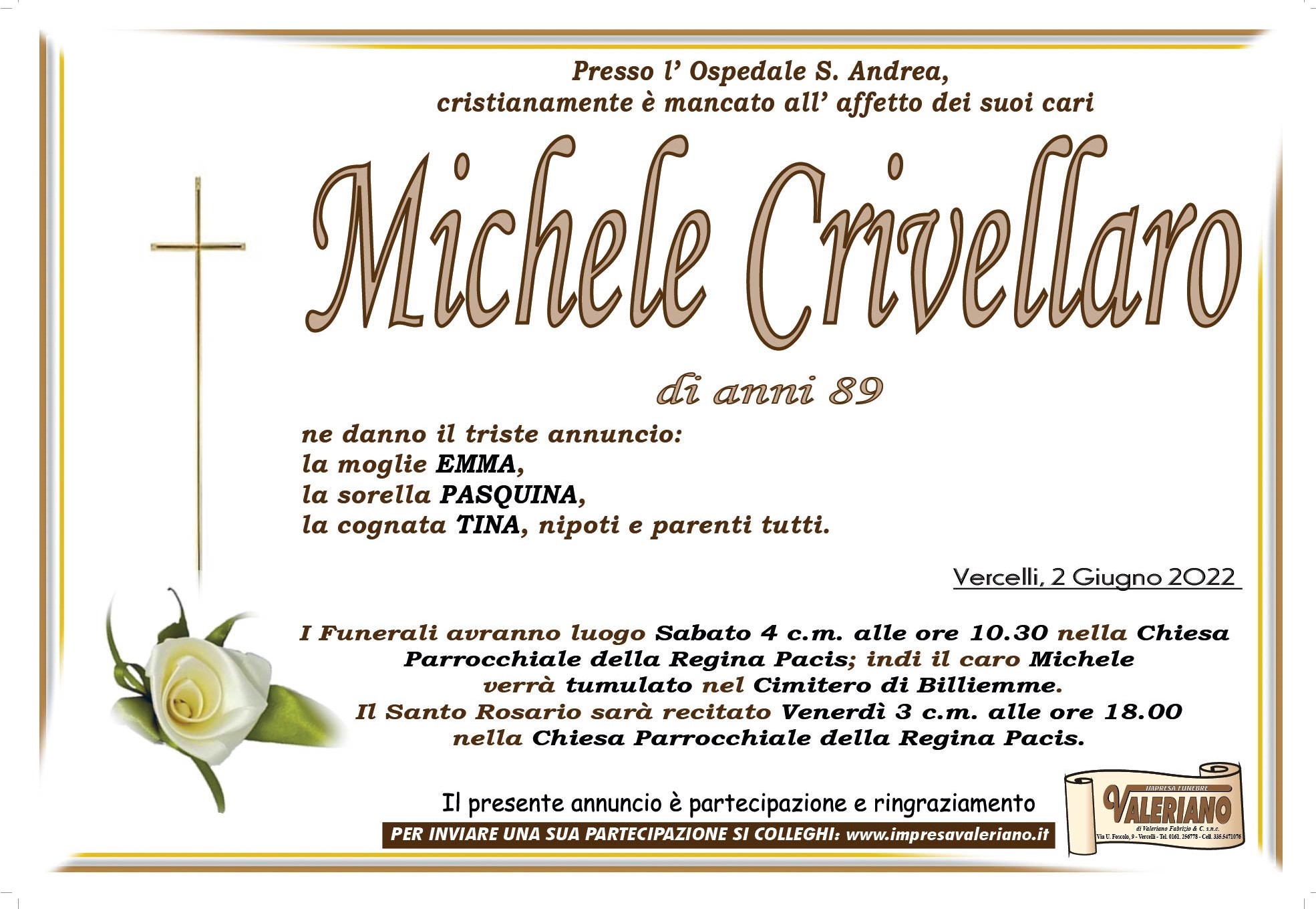 CRIVELLARO MICHELE - VercelliOggi.it