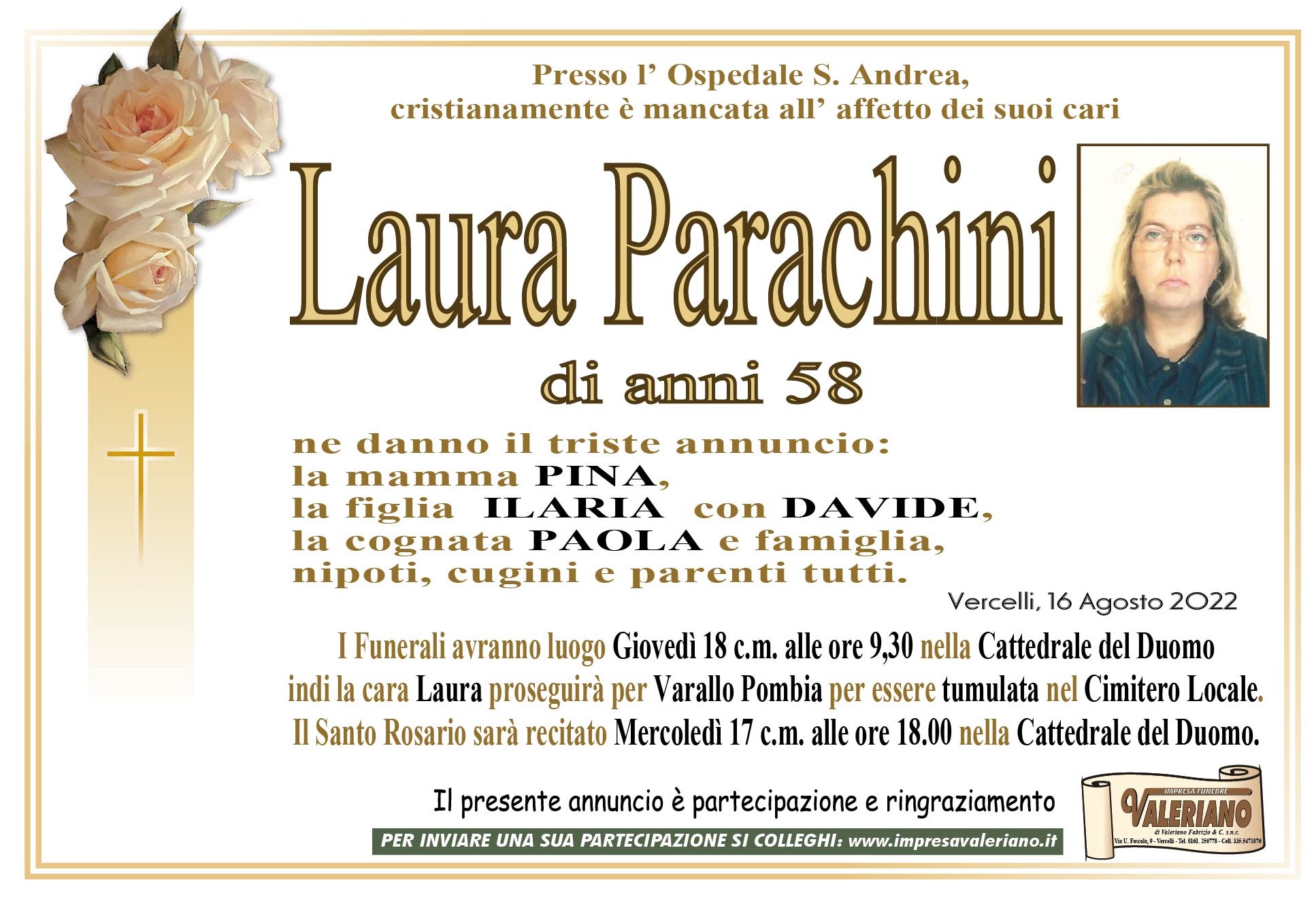 LAURA PARACHINI - VercelliOggi.it