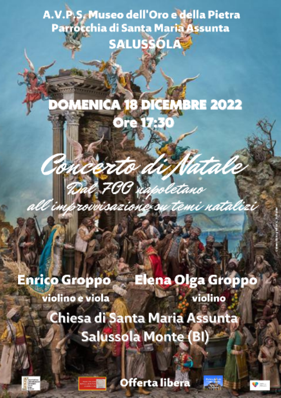 SALUSSOLA – Concerto di Natale nella Chiesa Parrocchiale di Santa Maria ... SALUSSOLA – Concerto di Natale nella Chiesa Parrocchiale di Santa Maria ...